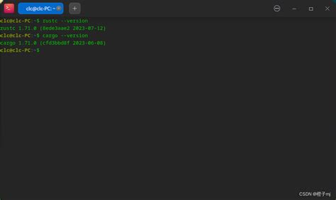 【零基础学rust 基础系列 Cargo工具】cargo介绍及使用cargo Rust Csdn博客