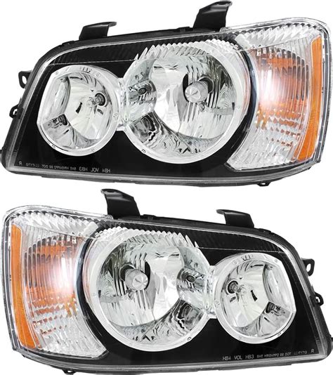 For Toyota Highlander Headlights Lamps Set 2011 2012 2013