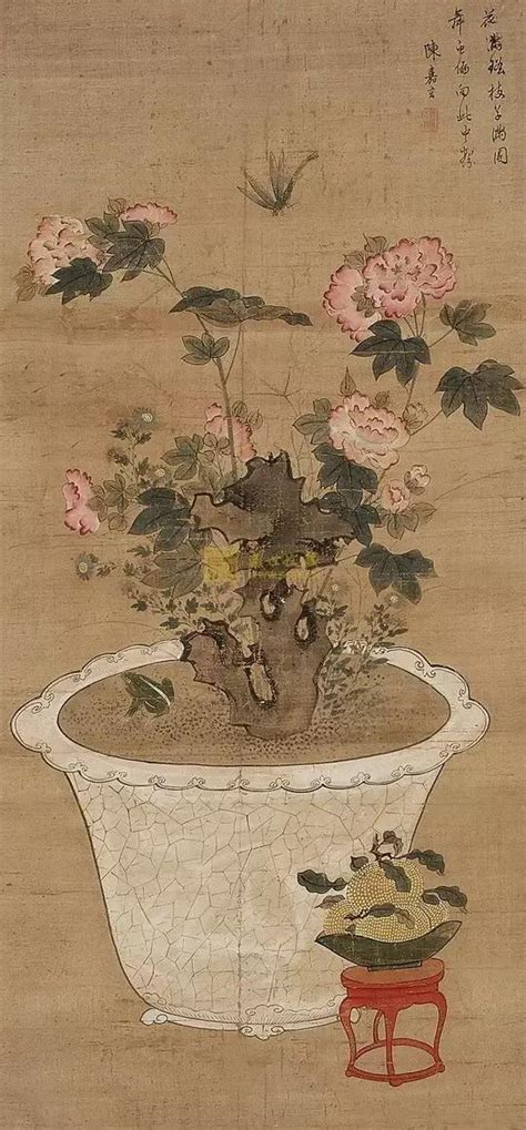 歷代中國花草畫 清供圖欣賞 每日頭條