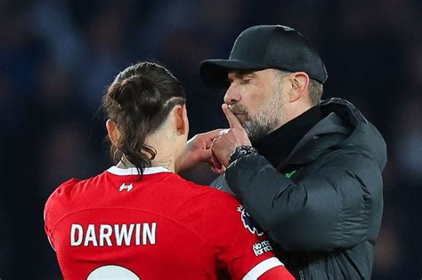 Darwin Nunez Sends Message To Jurgen Klopp After Shock Liverpool