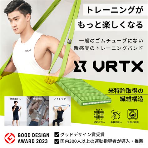 1月下旬入荷予定）vrtxフィットネスバンド初心者3本セット1〜3番 Vrtx Band エクササイズグッズ