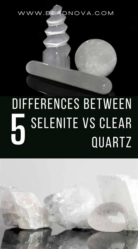 Selenite Vs Clear Quartz Whats The Difference Beadnova