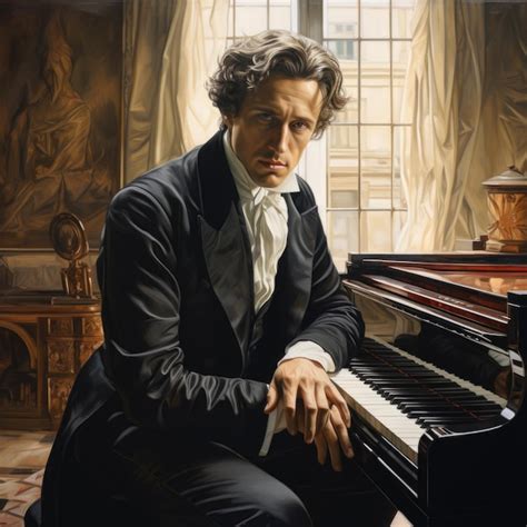 Musical Genius Frederic Francois Chopin Polish Composer Pianist