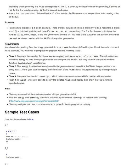Solved Problem 2 C Isolated Bounding Boxes This Problem