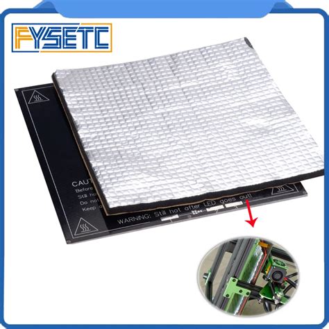 가열 침대 단열 코튼 스티커 포일 자체 접착 200mm 300mm 400mm 10mm 두께 3d 프린터 1 개3d 프린터 부품 And 액세사리 Aliexpress