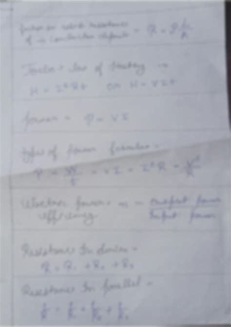SOLUTION Class Important Physics Formulas Cheet Sheet Studypool