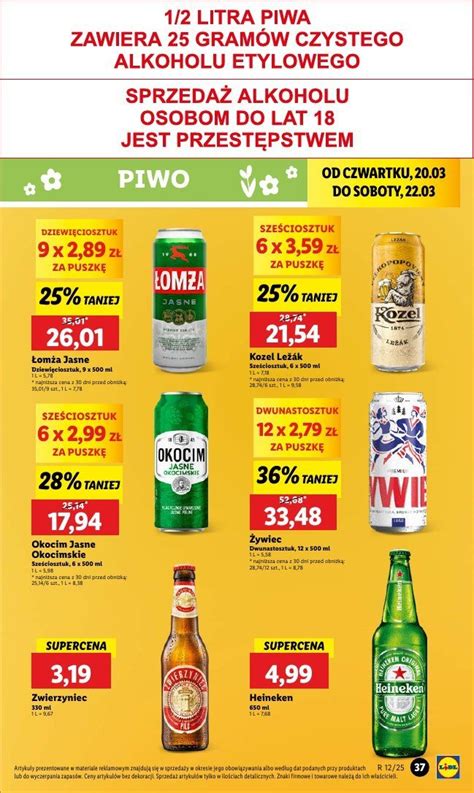 Piwo Lidl Promocje I Gazetki Marzec 2025 Blix Pl