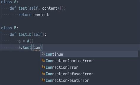 Cant Autocomplete Parameters Of Method In The Method Of Another Class