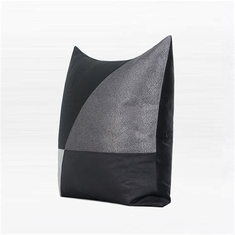 クッションカバー ブラック×グレー 45×45cm Cu 0811 おしゃれなインテリア通販arude（アルデ）