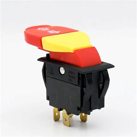 Hy18 Kedu 2012a 125 V 5e4 목재 기계식 전자기 푸시 버튼 잠금 장치가 있는 전동 공구 용 푸시 버튼