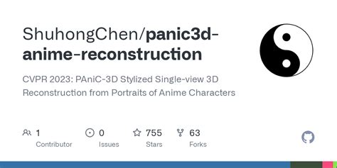 Issues · Shuhongchenpanic3d Anime Reconstruction · Github