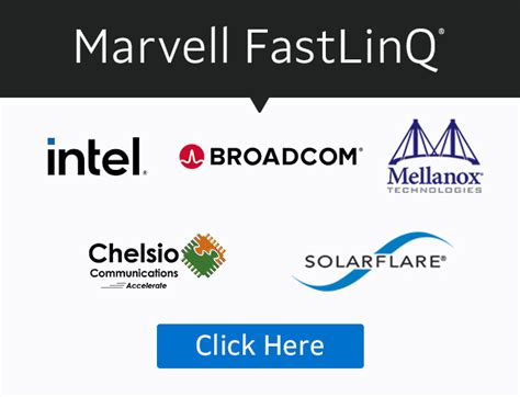 Ethernet Adapters And Controllers FastLinQ Ethernet NICs Ethernet Adapters Marvell