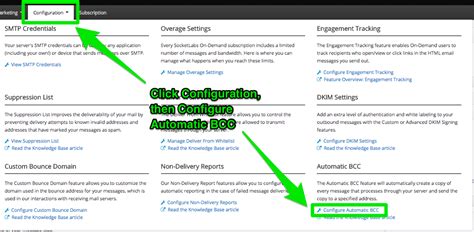 Automatic BCC BCC Emailing SocketLabs