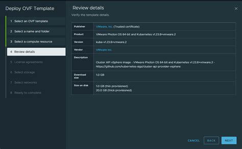 Tanzu Kubernetes Grid Deployment Tkg Deployment On Vsphere