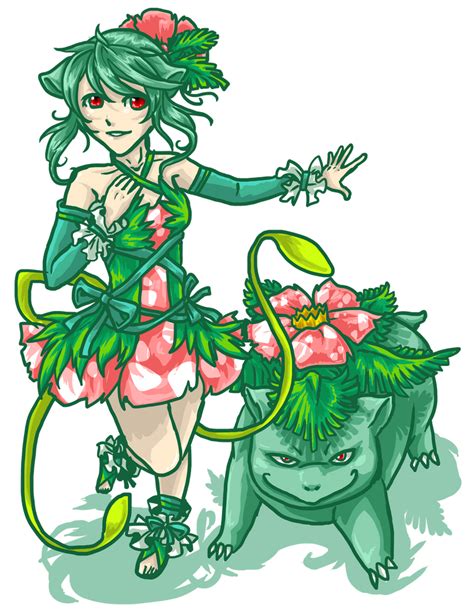 Venusaur Gijinka 003 By Janarowe On Deviantart