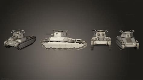 Vehicles Tank Ai 96 Cars4680 3d Stl Model For Cnc