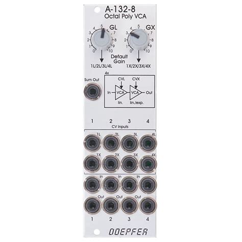 Doepfer A 132 8 Octal Poly Vca Vca Modular Synthesizer Reverb