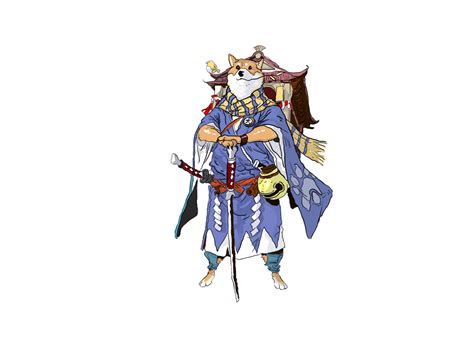 阴阳师犬神 huangbei1998 站酷ZCOOL