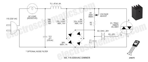 Scr Dimmer Circuit Scr Dimmer Circuit