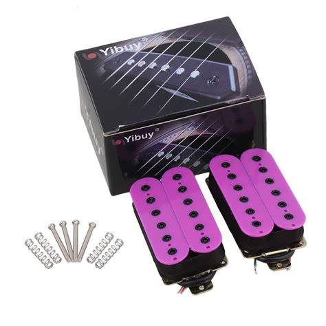 Yibuy High Gain Electric Guitar Humbucker Double Coil Bridge Neck