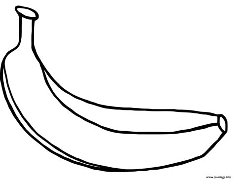 Coloriage Banana Banane Fruit Dessin Banane à imprimer