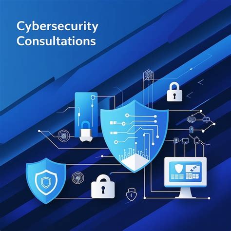 modern design cyber security consulting premium ai generated image