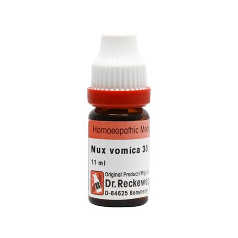 Buy Dr Reckeweg Nux Vomica 30 Liquid 11 Ml Online At Discounted Price