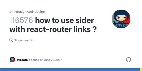 How To Use Sider With React Router Links · Issue 6576 · Ant Design
