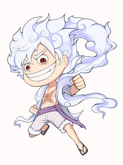 Personal Artwork Luffy Chibi Behance Anime Chibi Chibi Character Design