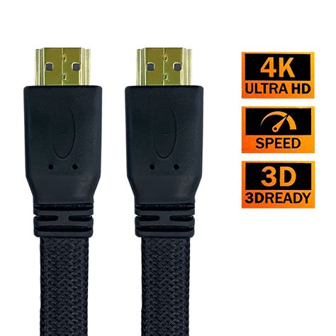 Cabo HDMI 4K 2 0 1 5m 2160p Ultra HD HDR 3D 19pin Ultra High Speed