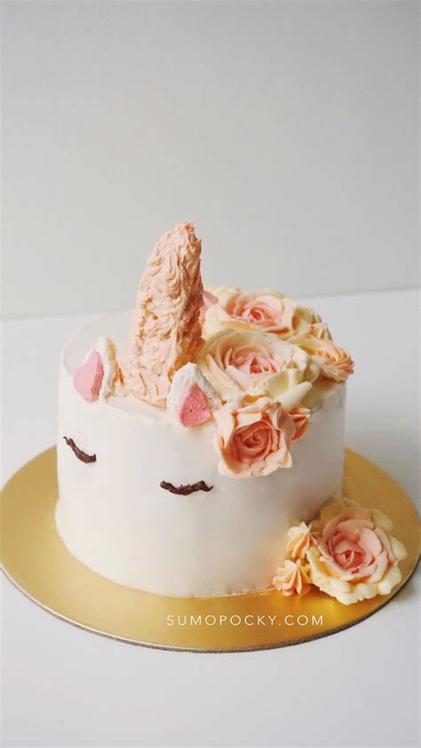 How To Make Unicorn Cake Without Fondant Sumopocky Custom Bakes