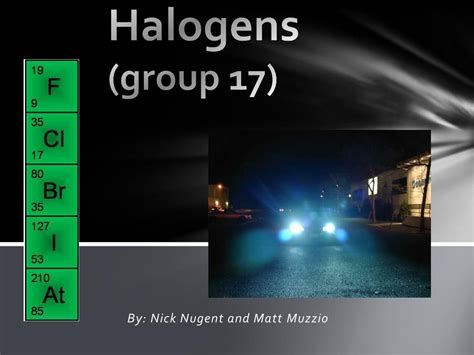 Ppt Halogens Group 17 Powerpoint Presentation Free Download Id
