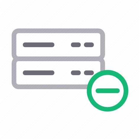 Database Datacenter Hosting Remove Server Icon Download On Iconfinder
