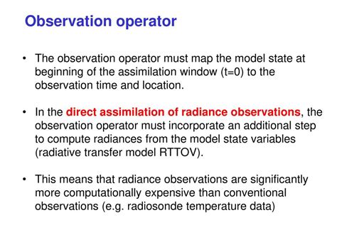 Ecmwfeumetsat Nwp Saf Satellite Data Assimilation Training Course