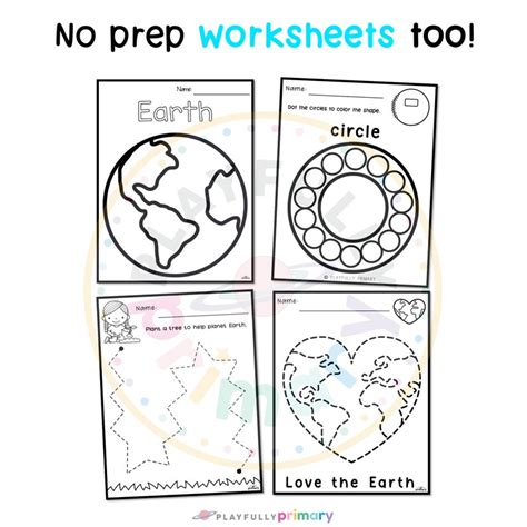 Earth Day Homeschool Printables Kindergarten Earth Day Preschool