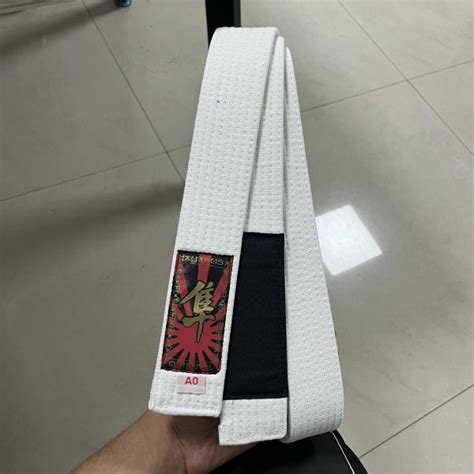 프리미엄 진주 직조 Bjj 벨트 가라테 무지 컬러 유도 태권도 무술 등급 벨트 티몬