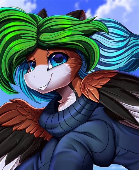 Portrait Comm Flying By Pridark On Deviantart