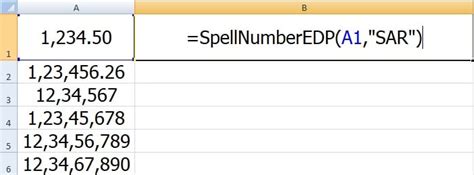How To Convert Numeric Value Into English Words In Excel Spellnumber Exceldatapro