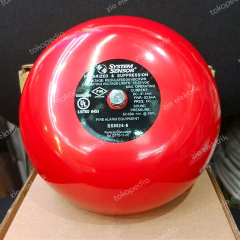 Jual Alarm Bell System Sensor Model Ssm24 6 24 Vdc Red Jakarta Pusat