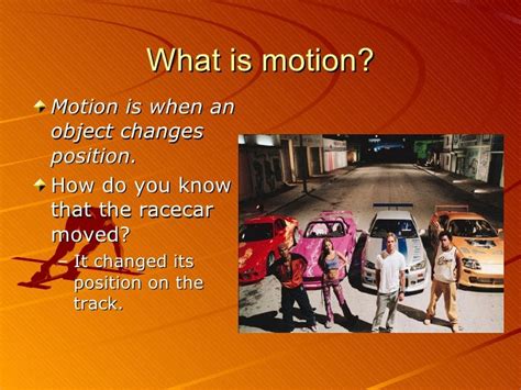 Position And Motion