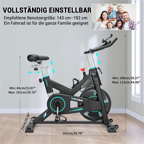 Top Angebot Wenoker Exercise Bike Magnetic Resistance Stationary