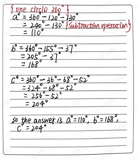 solved 2 calculate the sizes of the lettered angles [geometry]