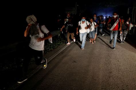 En Medio De La Pandemia Nueva Caravana De Migrantes Hondureños Intentó