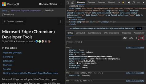 What S New In DevTools Microsoft Edge 87 Microsoft Edge Developer