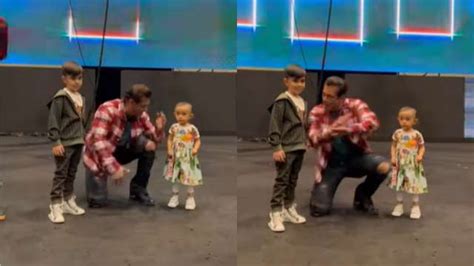 Salman Khan Dances With Niece And Nephew On Allah Duhai Watch