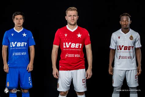 PKO Ekstraklasa Nowe koszulki Wisły Kraków