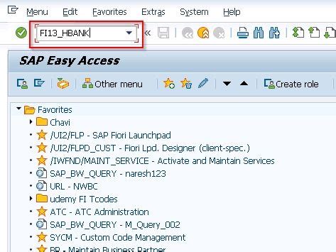 How To Create Display Change House Bank In SAP