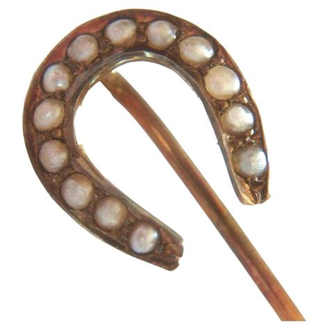 Gamma Phi Beta Sorority Pin Circa 1985 With Seed Pearls And Black