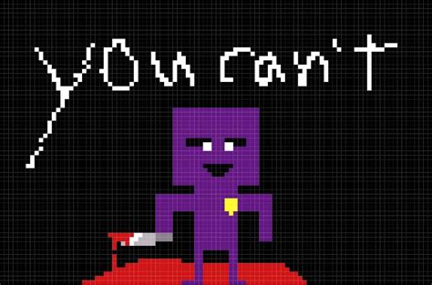 Purple Guy You Cant Pixel Art Five Nights At Freddys Amino