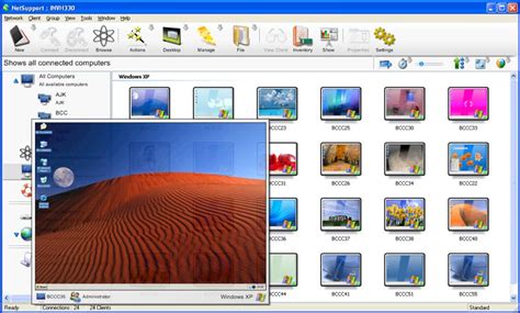 Netsupport Manager Remote Control Main Window Netsupport Inc